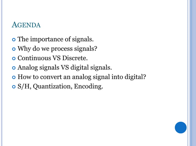 Interfacing to the analog world | PPTX | Digital Audio | Computer ...
