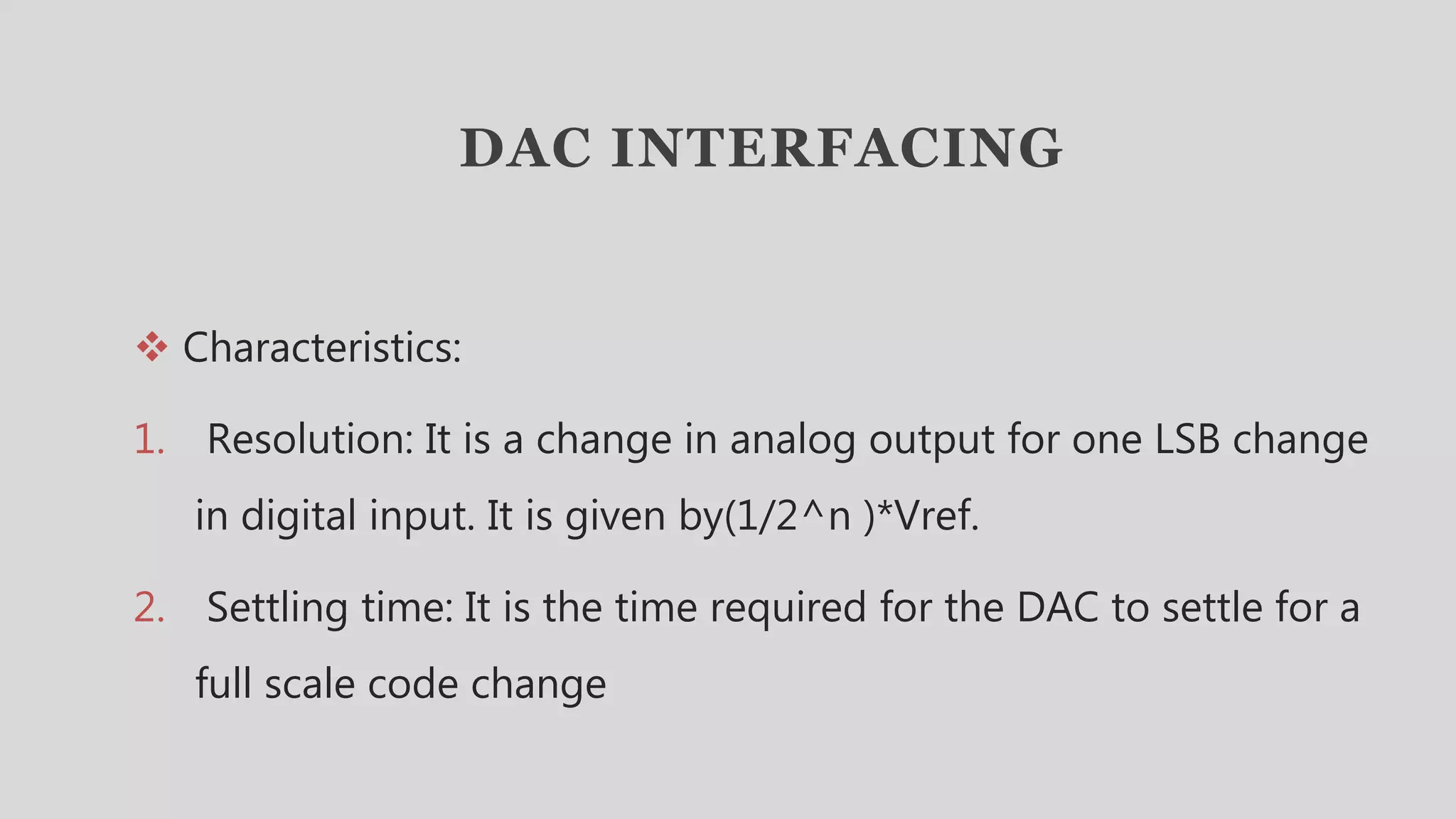 Interfacing with peripherals: analog to digital converters and digital ...