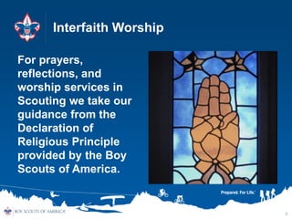 Interfaith Worship Services in Scouting | PPTX