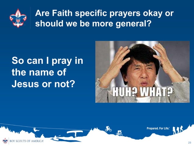 Interfaith Worship Services in Scouting | PPTX