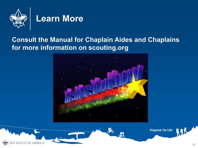 Interfaith Worship Services in Scouting | PPTX