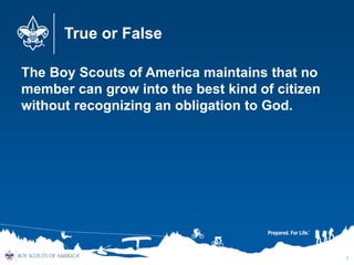 Interfaith Worship Services in Scouting | PPTX