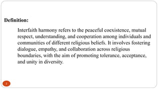 Interfaith Harmony in Pakistan vis a vis.pptx