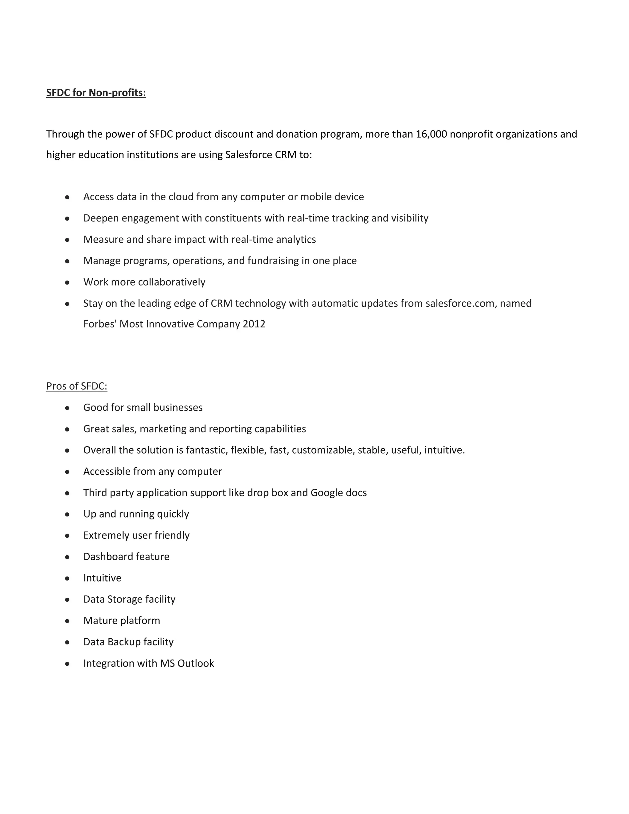 Salesforce Pros And Cons Pdf