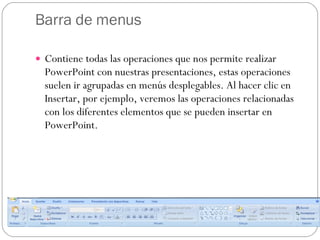 Interfaz De Powerpoint | PPT