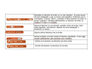 Interfaz de scratch y comandos | PDF