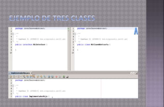 Interfaces en java | PPTX