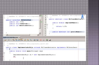 Interfaces en java | PPTX