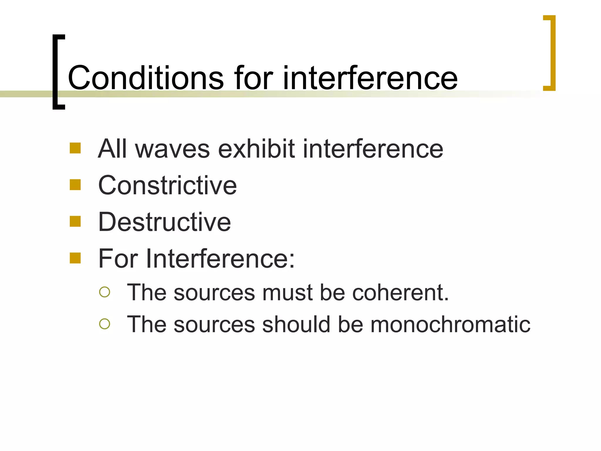Interference | PPT