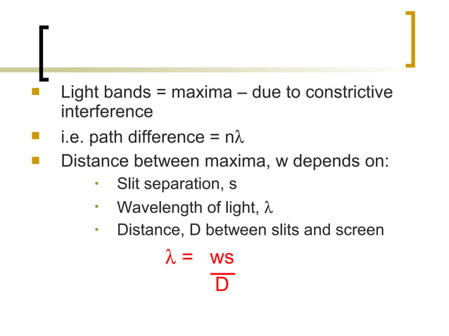 Interference | PPT | Physics | Science