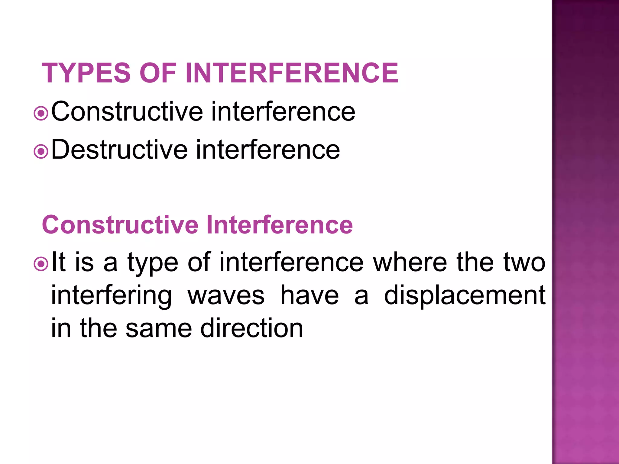 Interference | PPTX