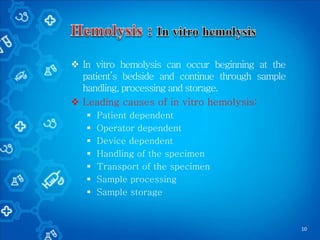 INTERFERENCES IN CLINICAL CHEMISTRY ANALYSIS | PPTX