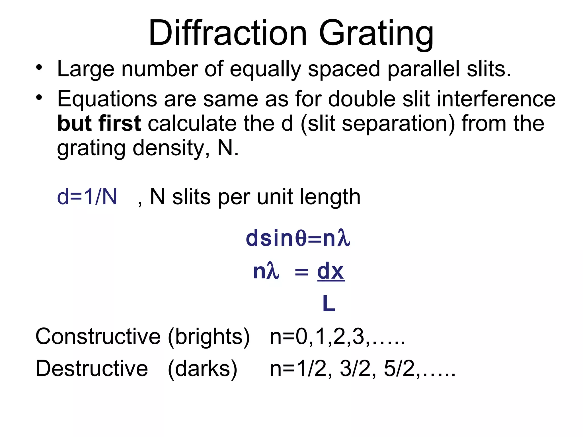 Interference and diffraction | PPT