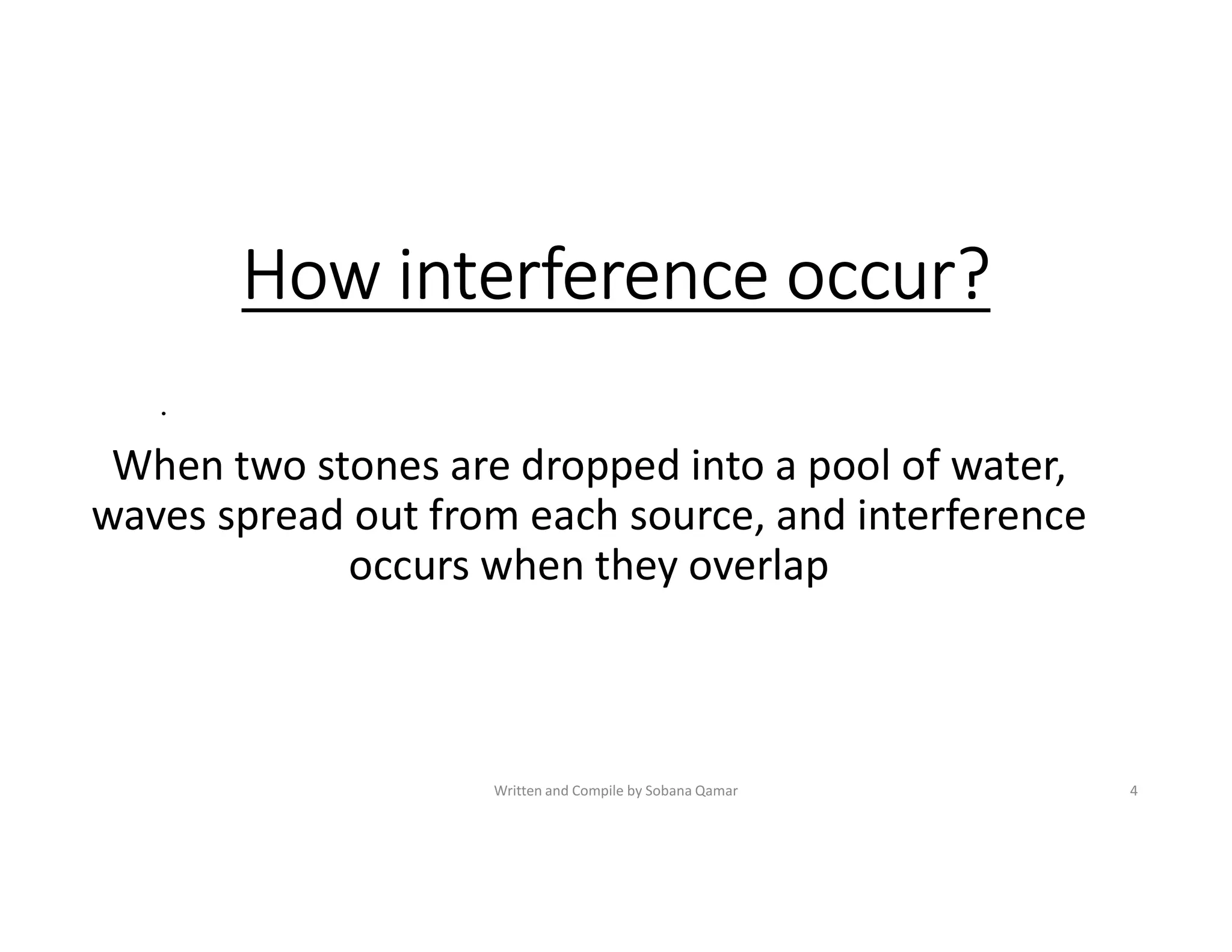 Interference and its types | PDF