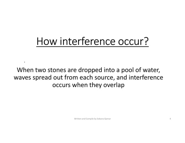 Interference and its types | PDF