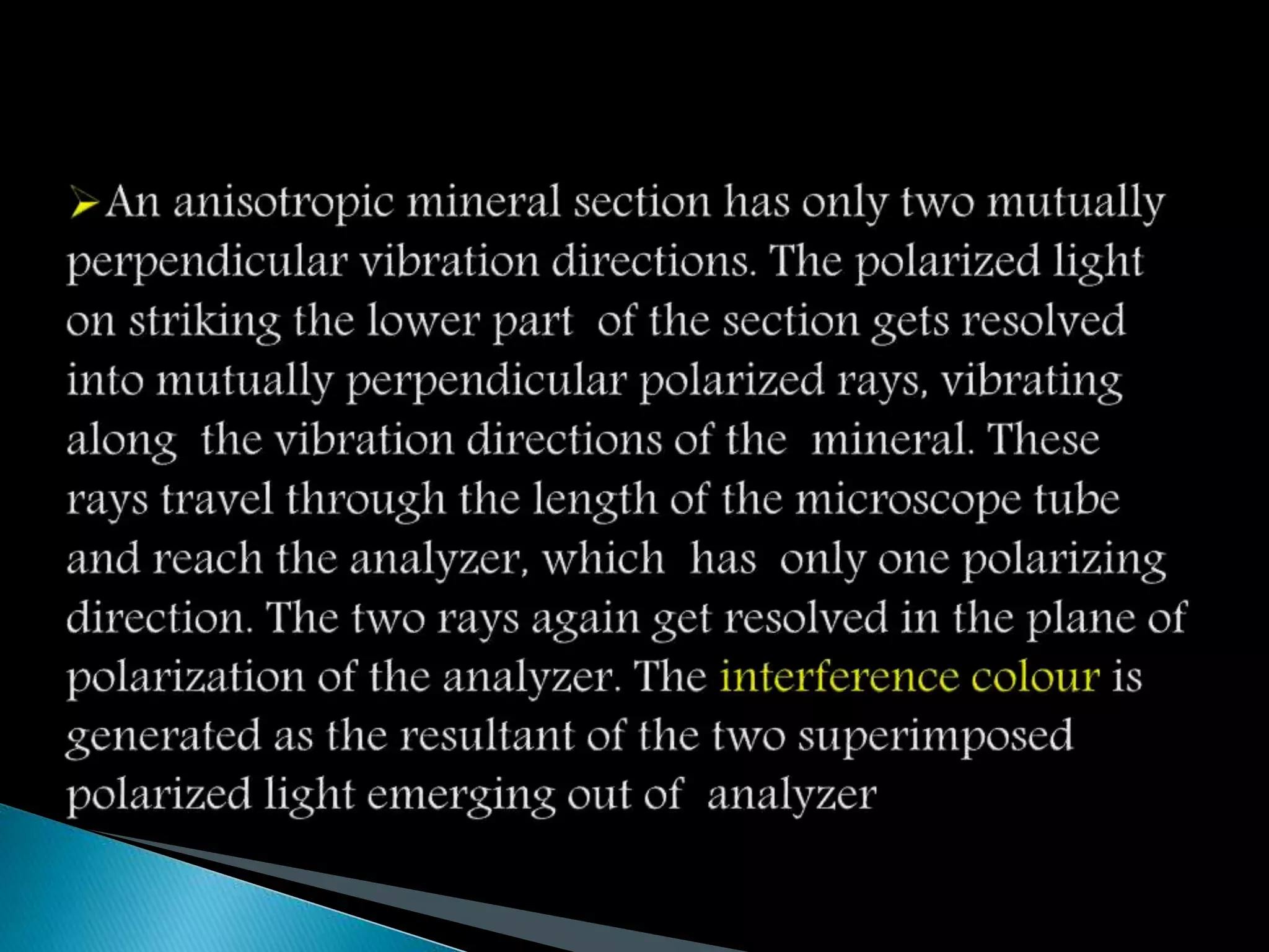Interference colour and interference figures | PPTX