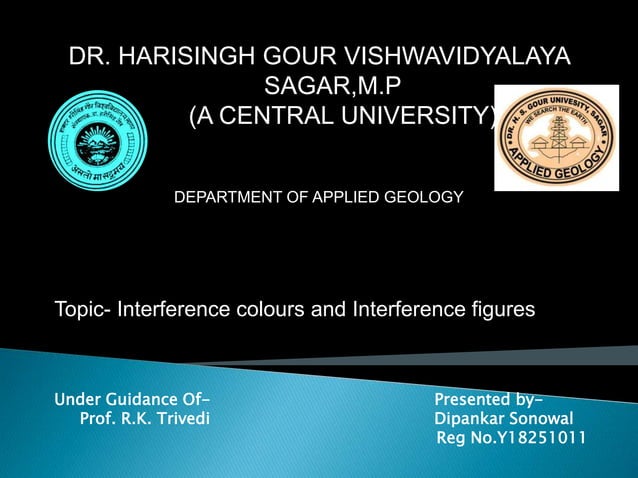 Interference colour and interference figures | PPTX | Geology | Science