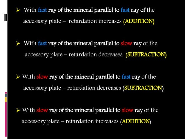 Interference colour and interference figures | PPTX | Geology | Science