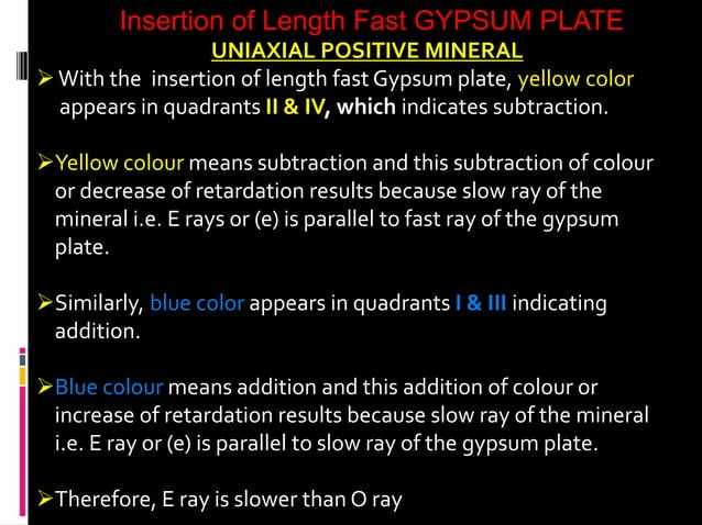 Interference colour and interference figures | PPTX | Geology | Science