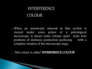 Interference colour and interference figures | PPTX