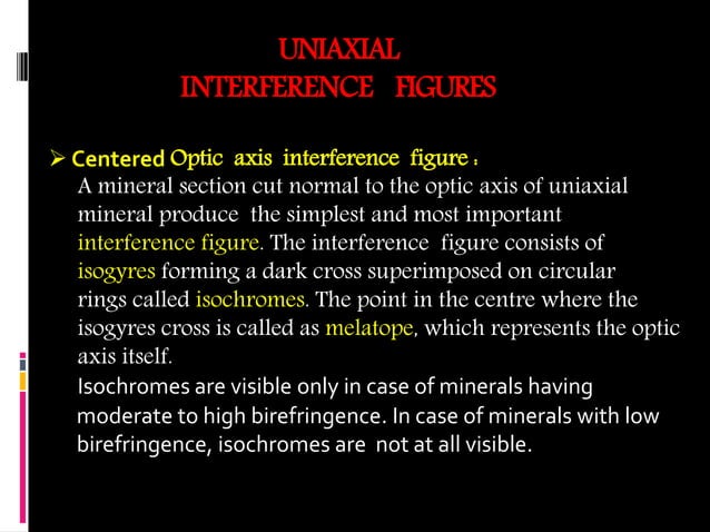 Interference colour and interference figures | PPTX | Geology | Science