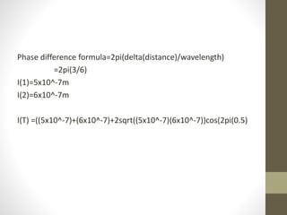 Interference light physics | PPT