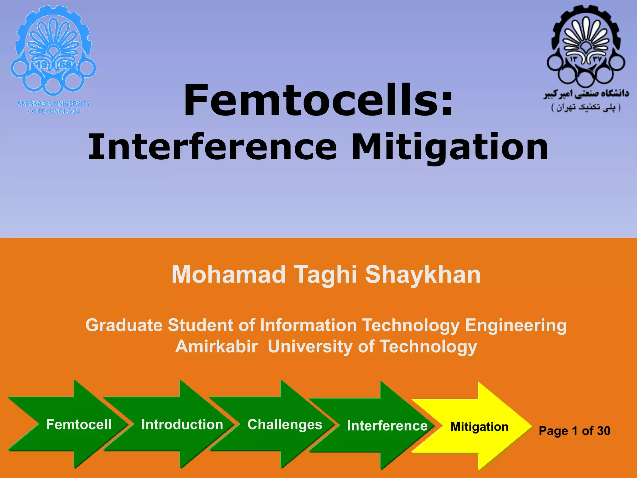Interference mitigation | PPTX
