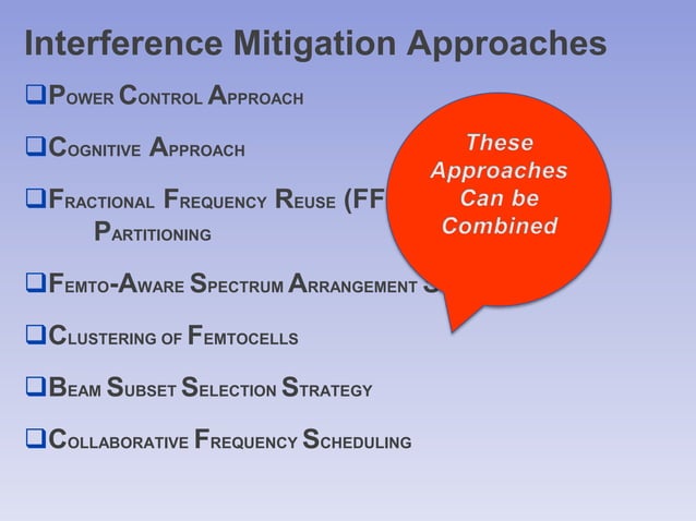 Interference mitigation | PPT