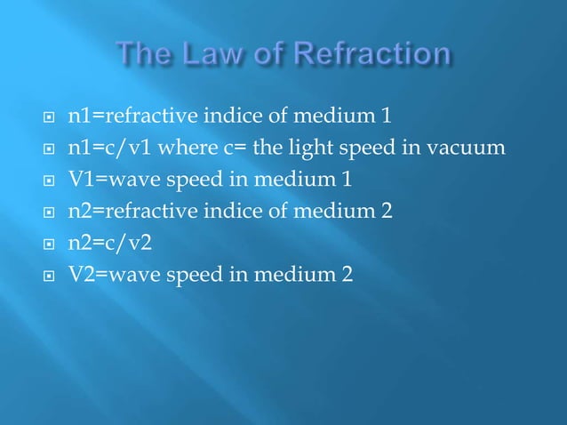 Interference Reflection Refraction Diffraction Pptx
