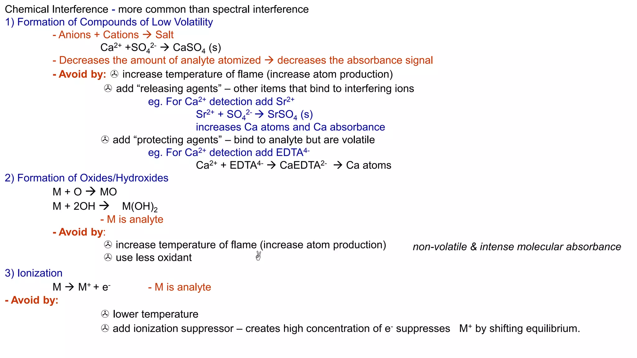 Interferences in AAS | PPTX