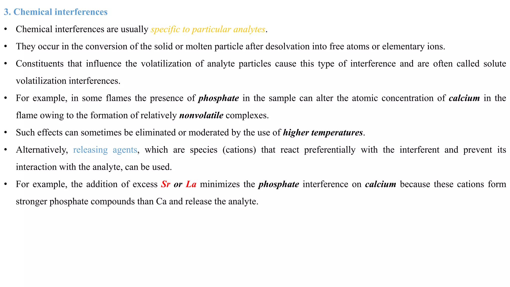 Interferences in AAS | PPTX