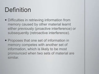 Interference Theory | PPTX | Science