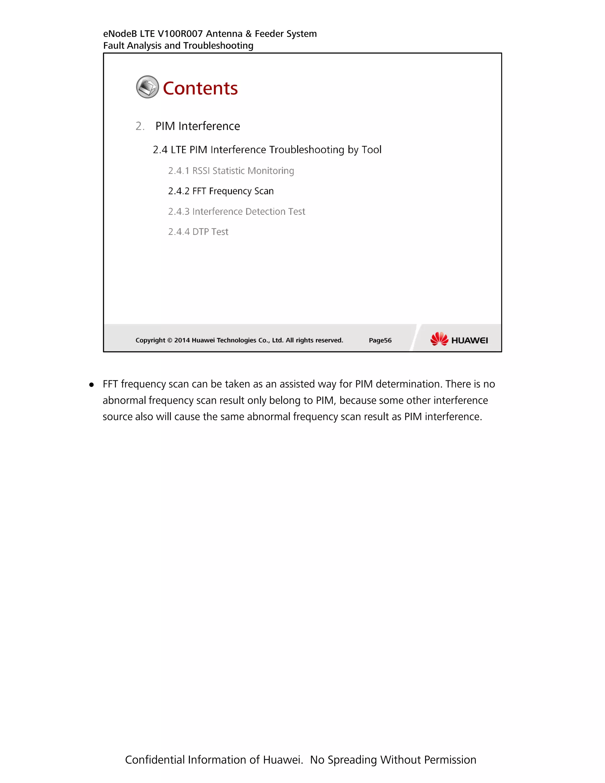 LTE Interference troubleshooting guide | PDF
