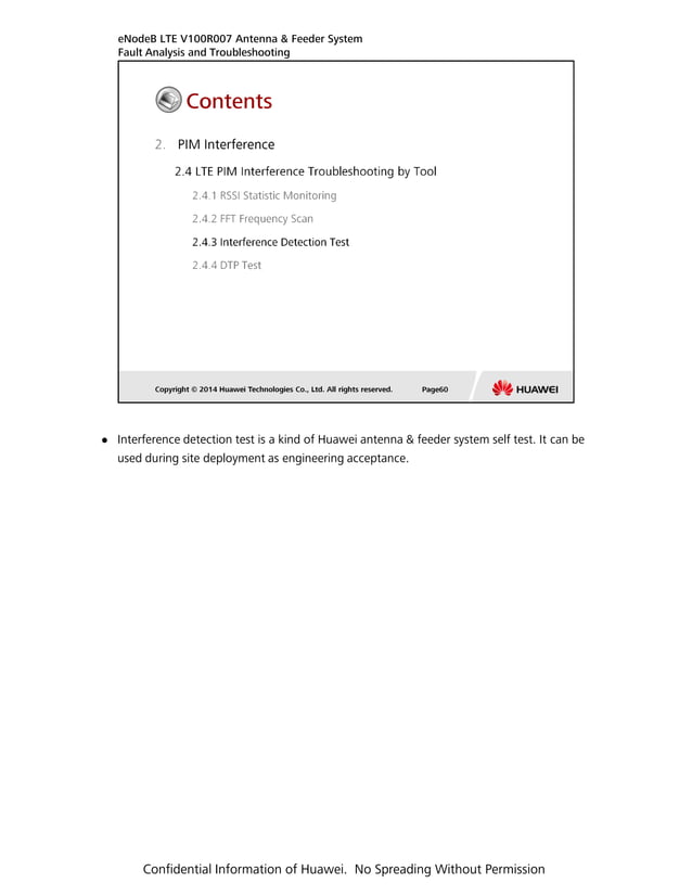 LTE Interference troubleshooting guide | PDF