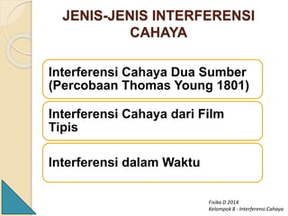 PPT Interferensi Cahaya | PPTX