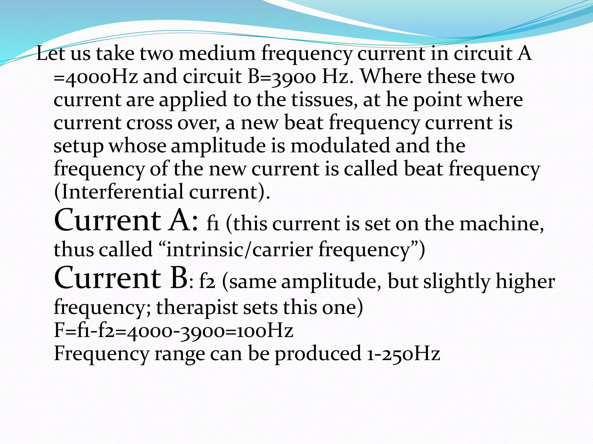Interferential current | PPTX