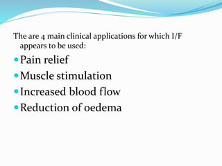 Interferential current | PPTX