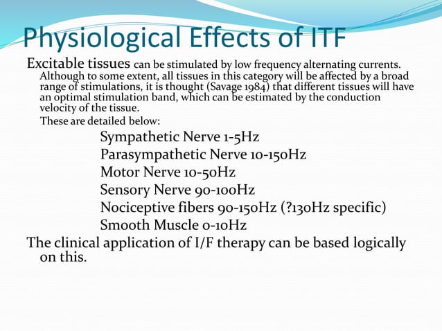Interferential current | PPT