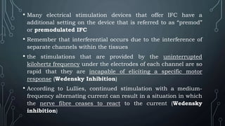 Interferential current (ifc) | PPTX
