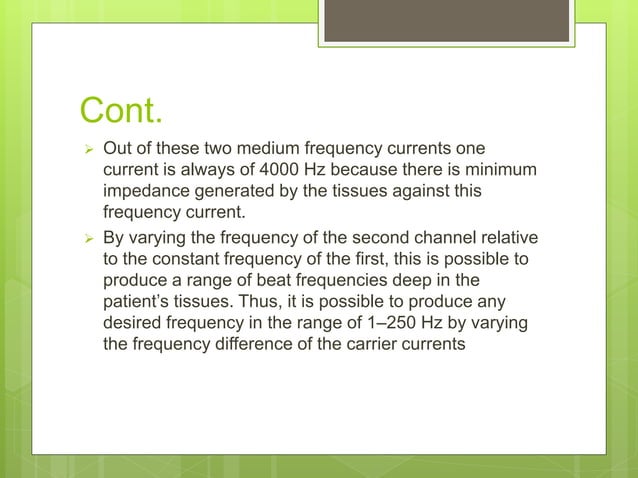Interferential current (IFT) | PPTX | Physical Therapy | Wellness