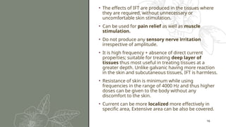Interferential Therapy (IFT) | PPTX