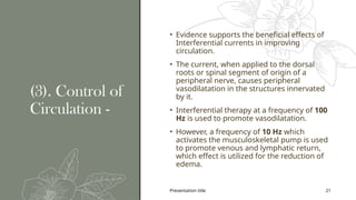 Interferential Therapy (IFT) | PPTX