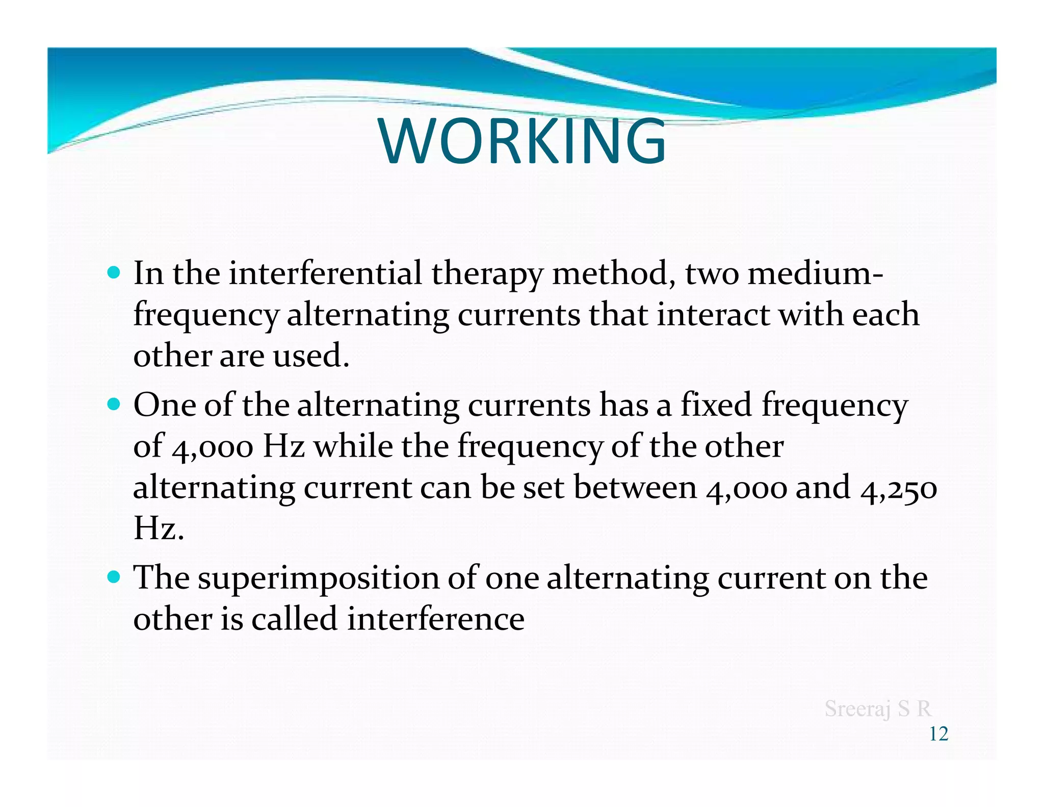 Interferential therapy | PDF