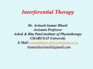 interfernatialtherapy electromodality.ppt