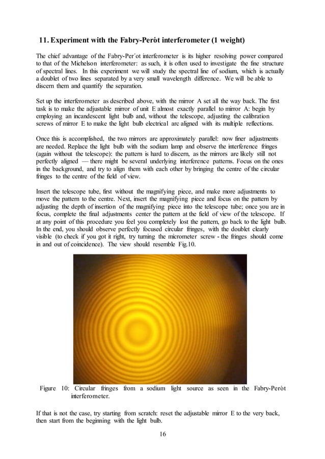 Interferometers | PDF
