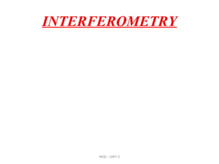 Interferometry | PPT