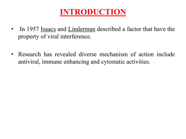 Interferon | PPTX | Genetics | Science