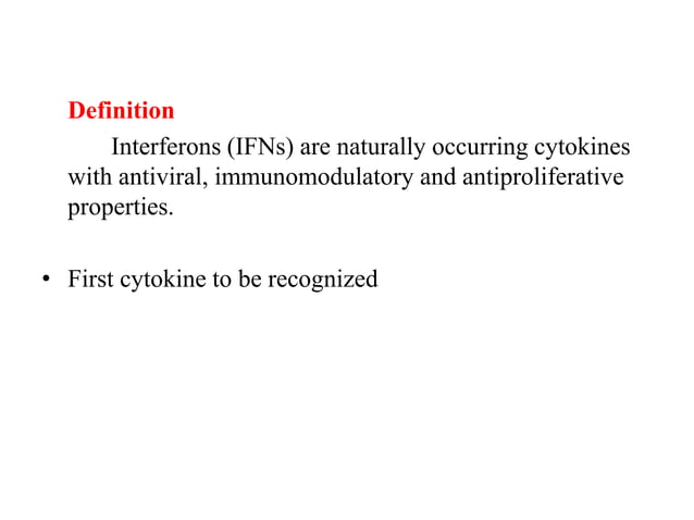 Interferon | PPTX | Genetics | Science