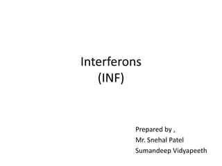 Interferon | PPTX
