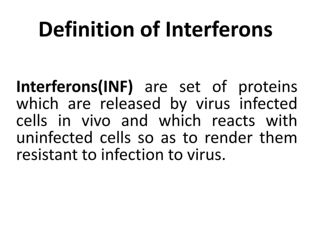 Interferon | PPTX